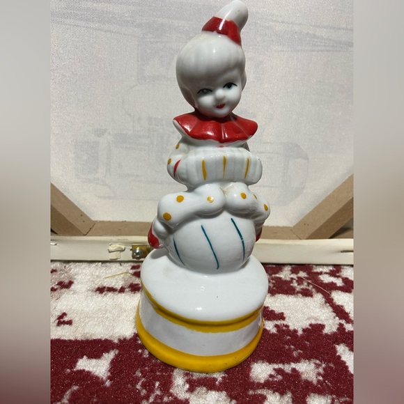 Sophia Ann | Accents | Vintage Sophia Ann Porcelain Clown Child On A Ball | Poshmark